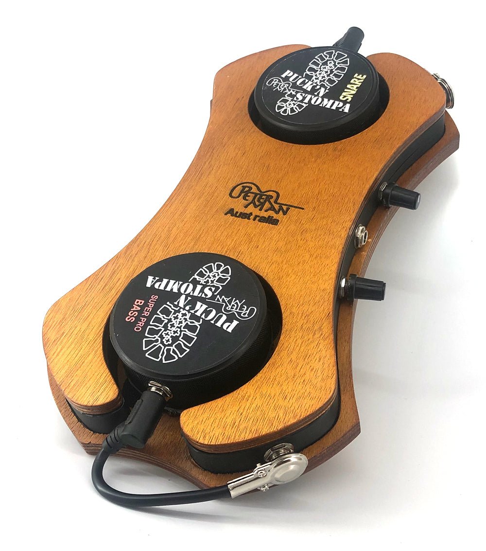 Professional Dual Bass and Snare Stomp Box with Mixer – Peterman Acoustic