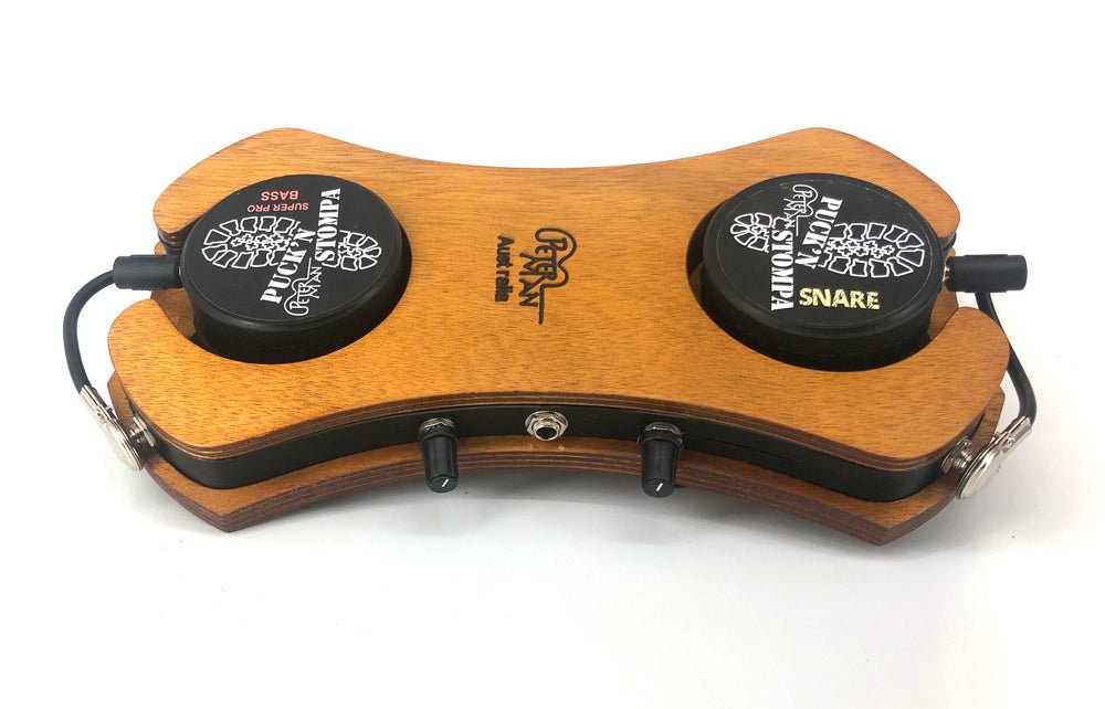 Professional Dual Bass and Snare Stomp Box with Mixer – Peterman Acoustic